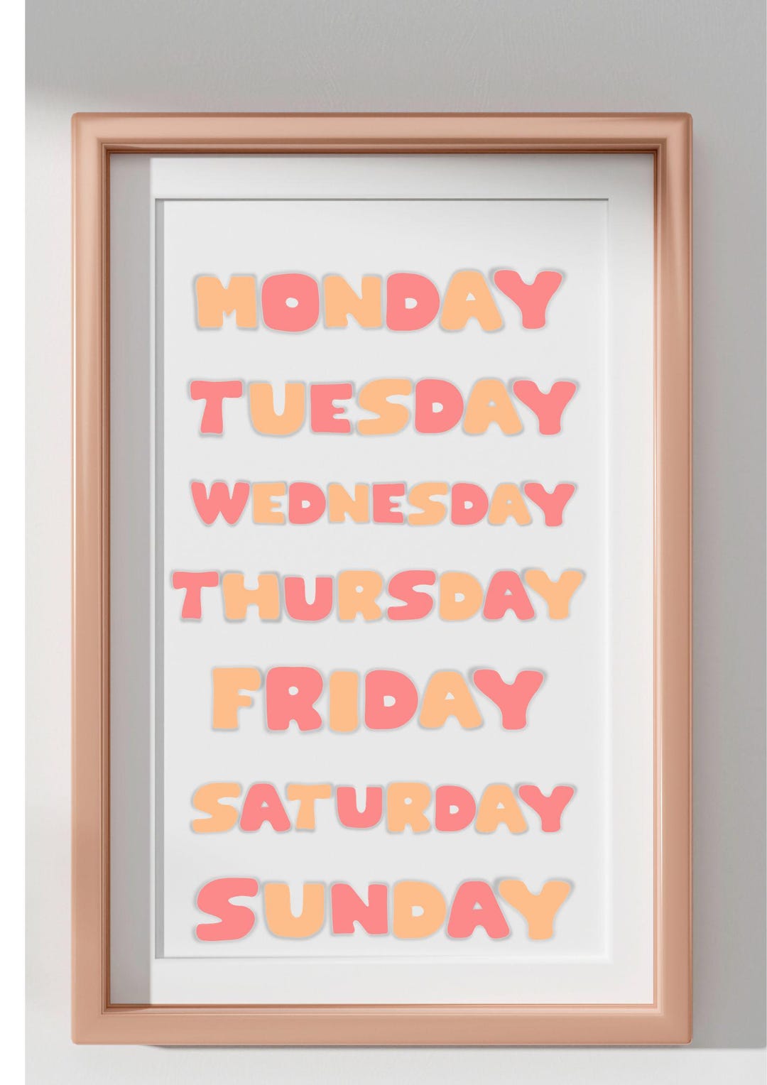 Days of Week Poster, Home Learning, Home School Posters, Days of Week ...
