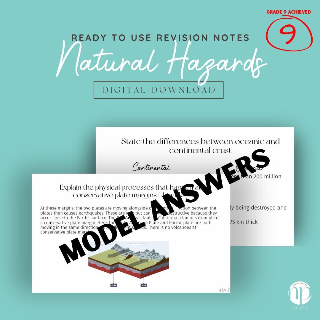 GCSE Geography Grade 9 Revision Bundles - Etsy