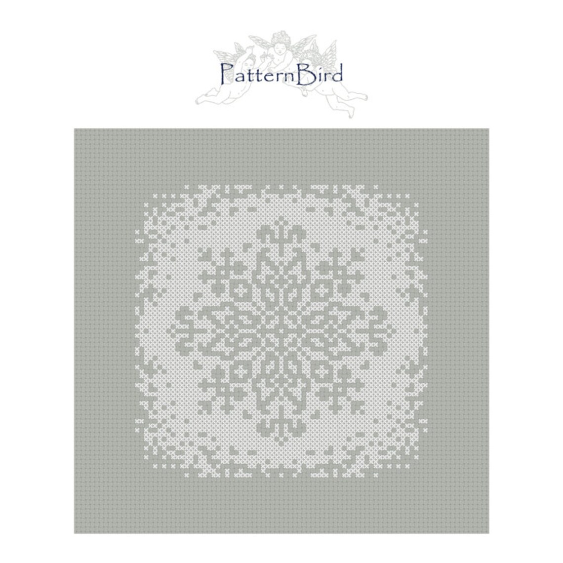 Snowflake. Instant Download PDF Cross Stitch Pattern - Etsy