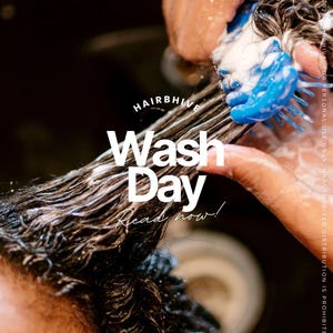 Afro Hair Wash Day Made Easy – Step-by-step Routine for Curly & Natural ...