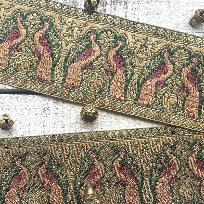 Green Fabric Trim - Etsy