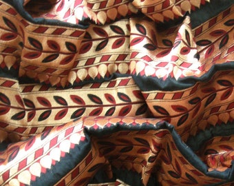 Brown & Black Pheasant Silk Brocade Corset Making - Etsy