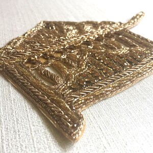 Indian Appliques, Palanquin Motif, Diy Craft Embellishment, Bridal ...