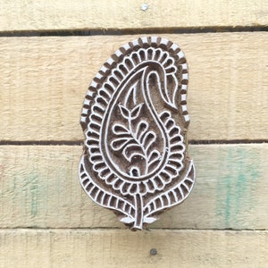 Block Printing, Paisley Stamp, Block, Indian Block, Fabric Stamps ...