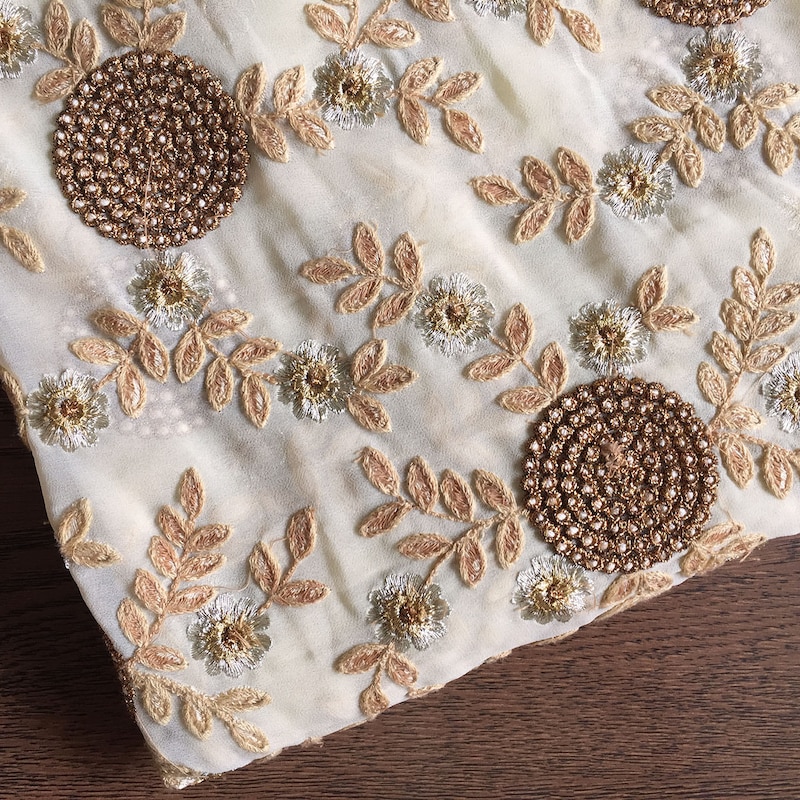 Embroidered Fabric - Etsy