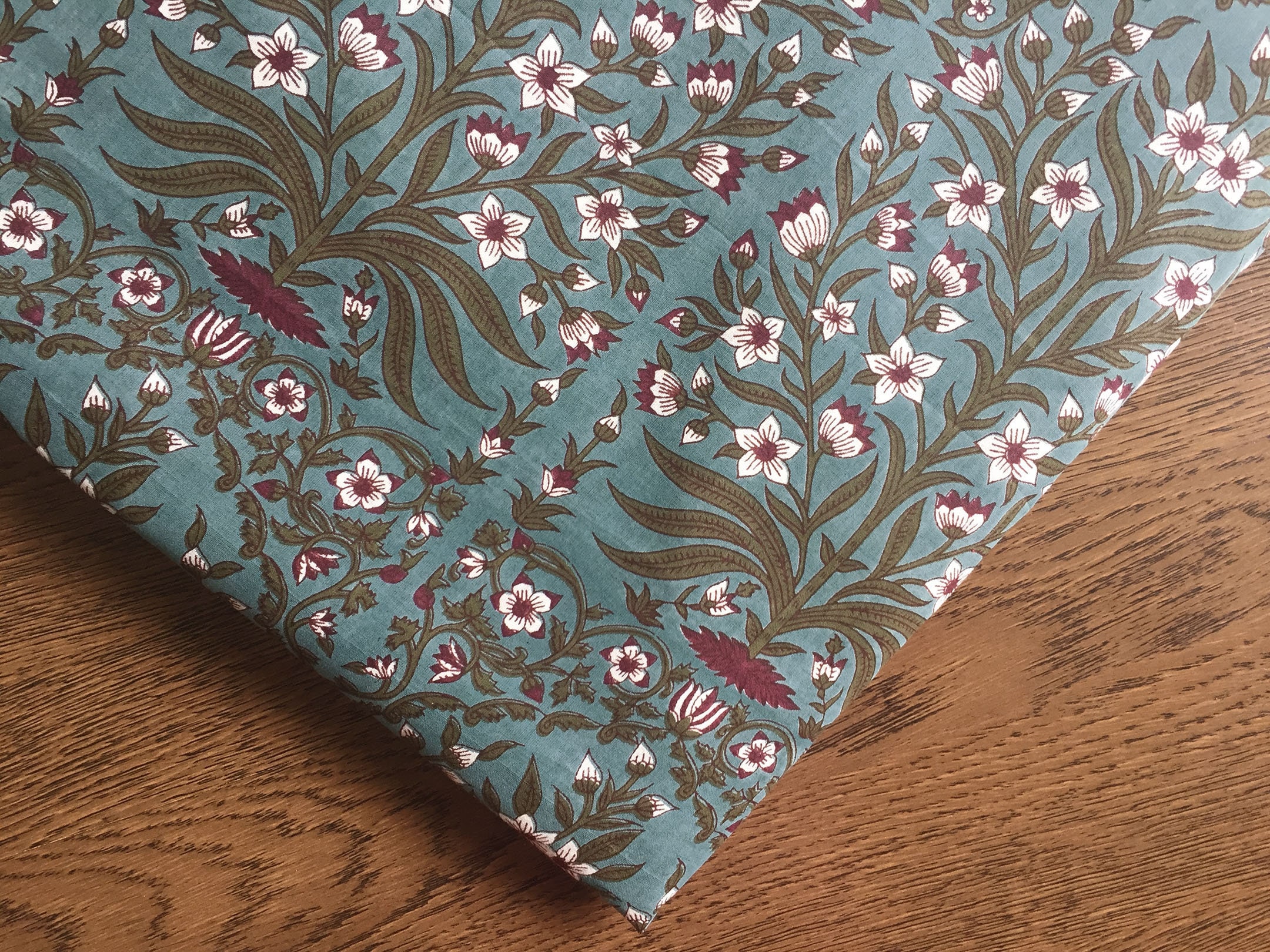Scrapbooking Fabric India Cotton Jaipur Fabric Floral | Etsy