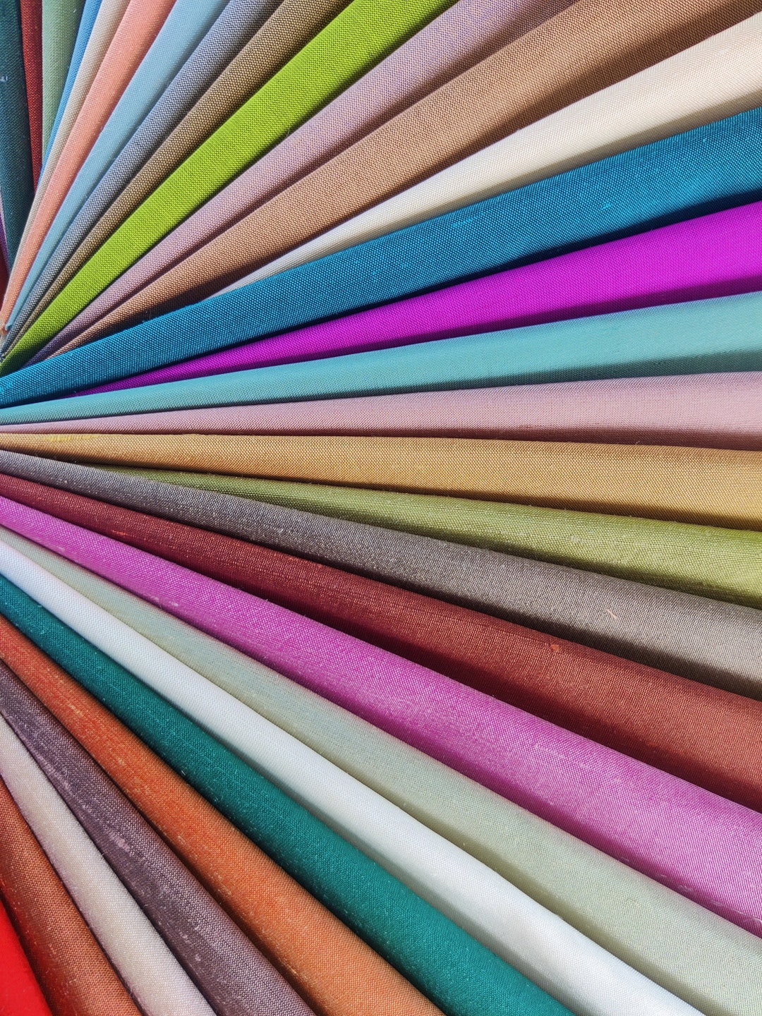 6 Pc Silk Dupioni Bundles, Fat Quarter Bundles, Indian Silk, Silk Pack ...