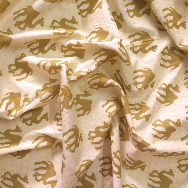 Camel Printed Fabric - Etsy