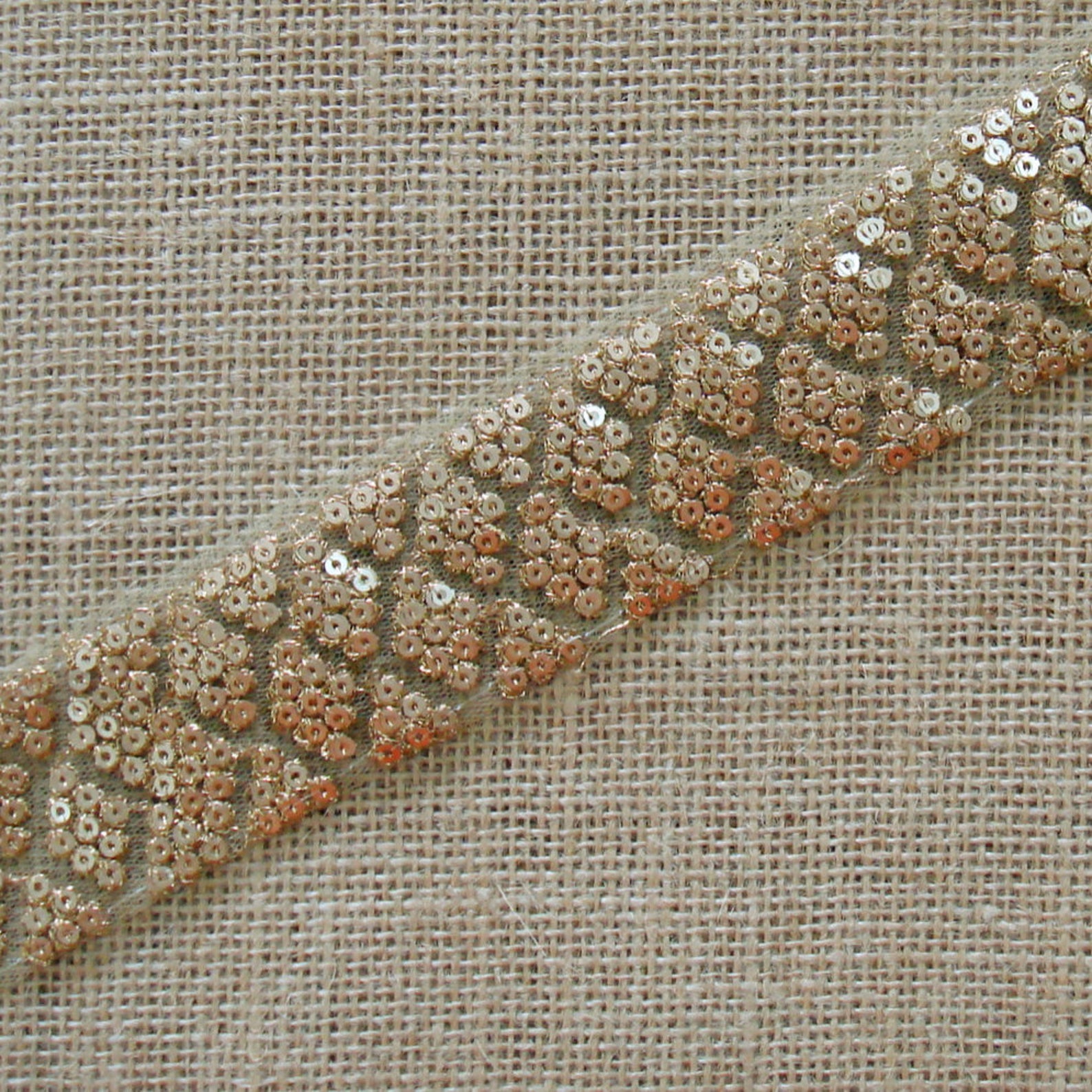 Gold Sequins Diamond Pattern Net Lace India Fabric Trim - Etsy