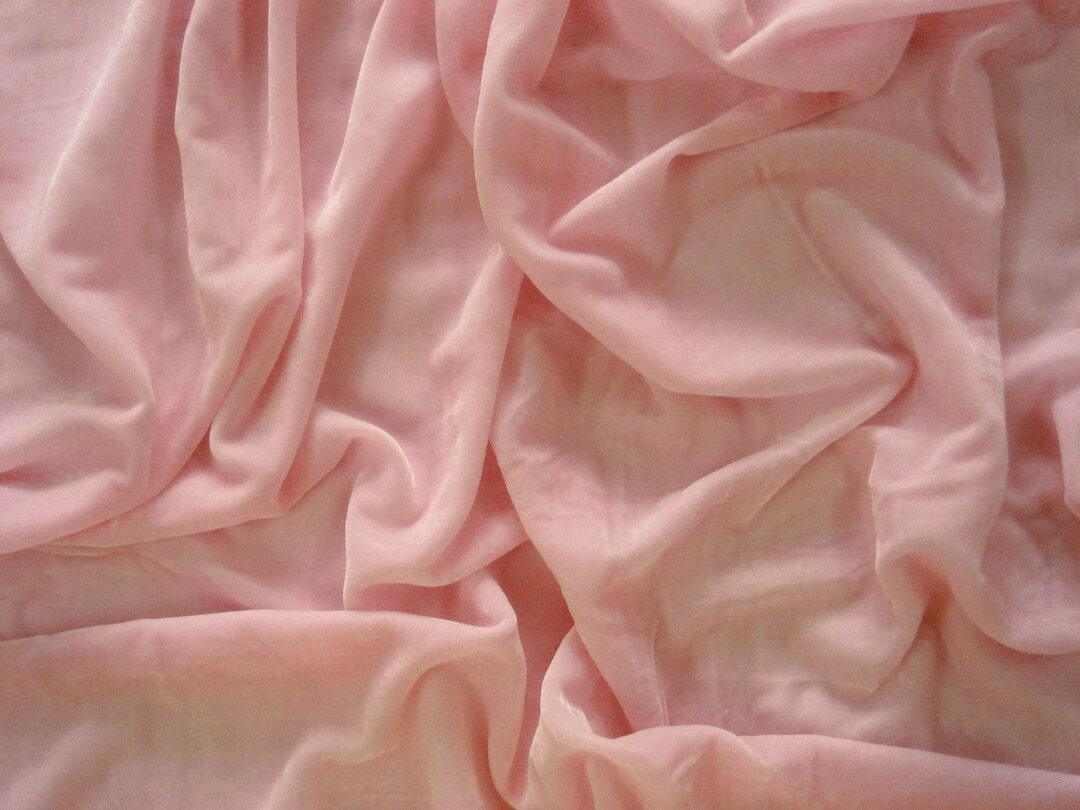Peach Velvet Fabric, Indian Velvet Fabric, Velvet Fabric, Decorative ...