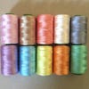 Silk Thread Spool, Indian Silk Thread, Silk Embroidery Floss, Machine ...