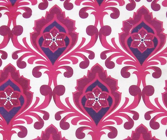 Pink Damask Border