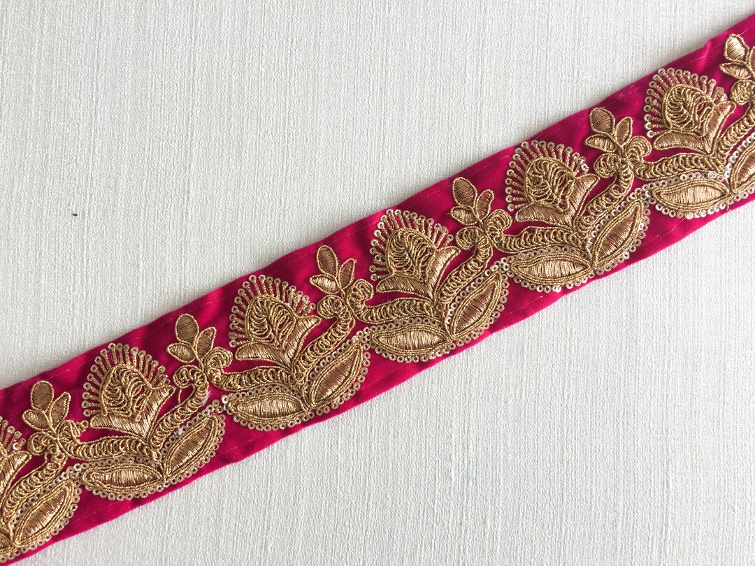 Indian Trims, Boho Lace, Embroidered Lace, Saree Border, India Borders ...
