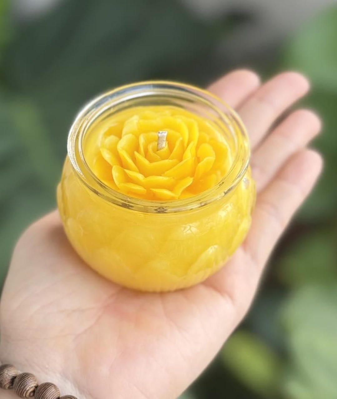 Set of 3 Handcrafted Soy Butter Flower Candle, Scented Bouquet Gift - Etsy