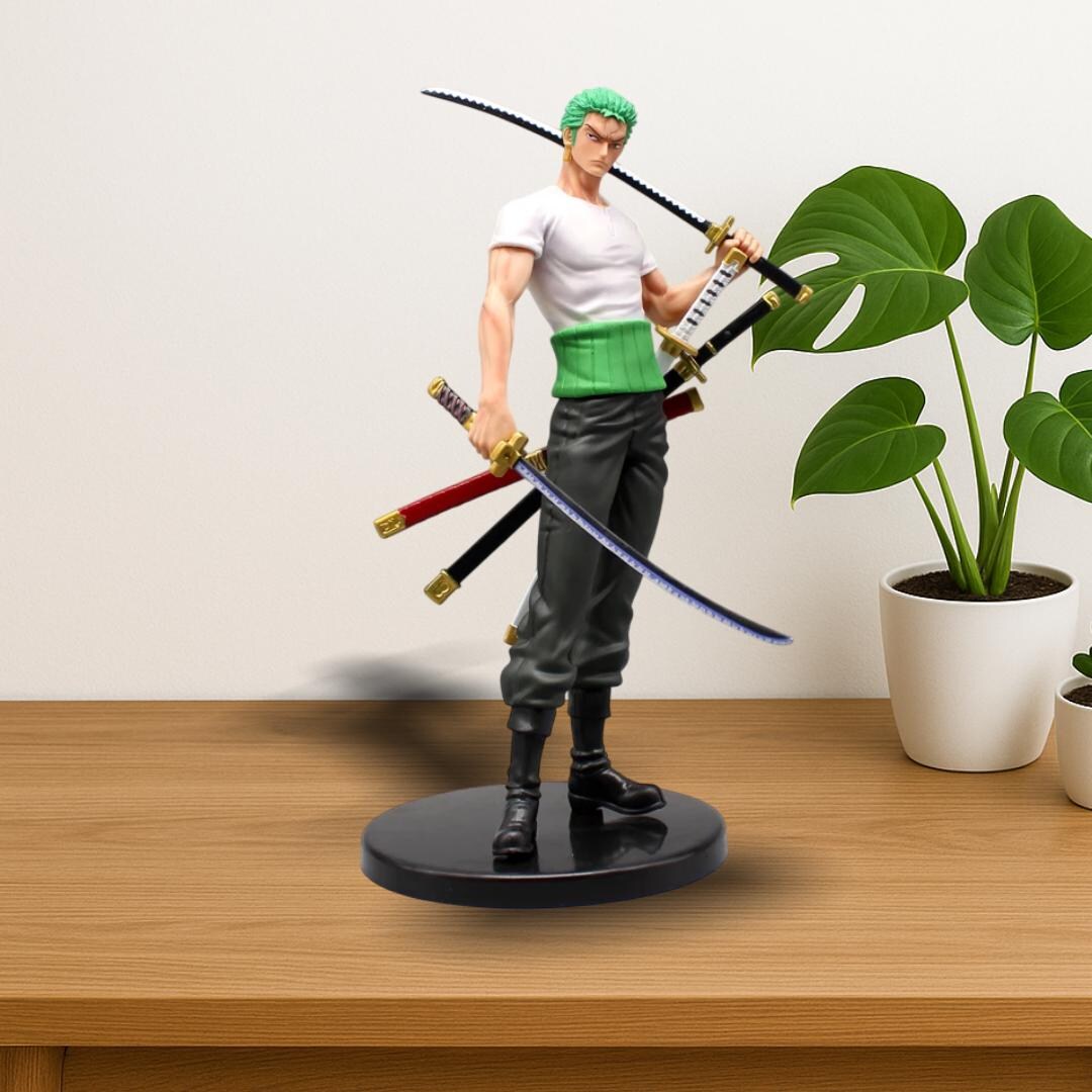 Roronoa Zoro One Piece Action Figure – 24CM Double-end Anime Model With ...