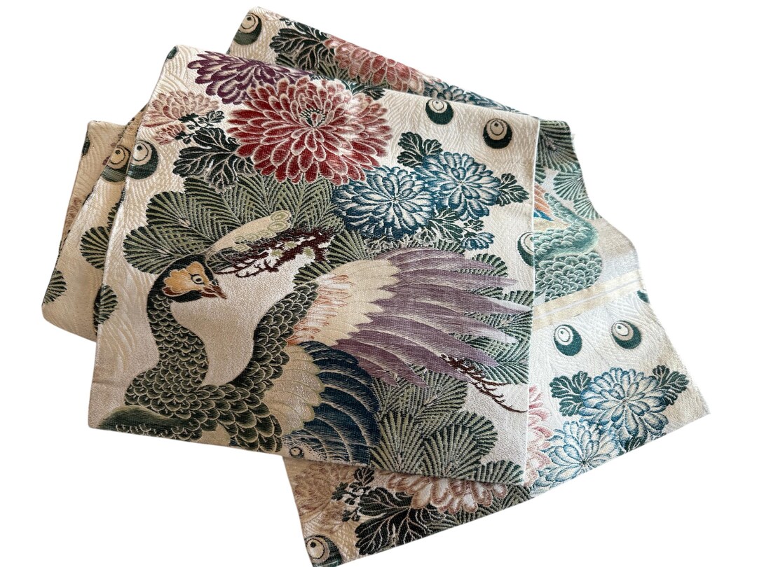 Japanese Traditional Vintage Obi, Maru Obi Maru Obi, Ships From USA, Japanese Wedding Attire ...