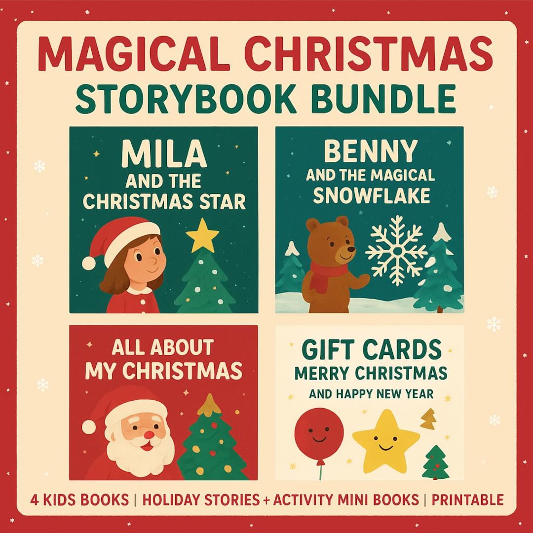 Magical Christmas Storybook Bundle – 4 Kids Books | Holiday Stories ...