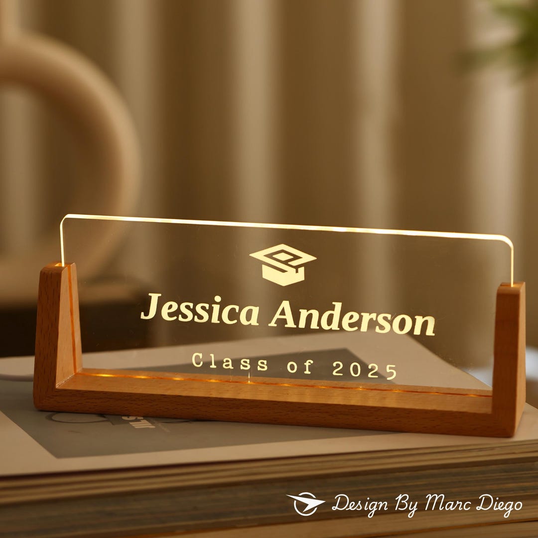 Personalized Back to School Name Plate, Desk Name Plate, Party Gift ...