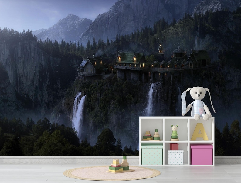 Lord of the Rings, Rivendell Wallpaper, Rivendell Wall Mural, Peel and ...