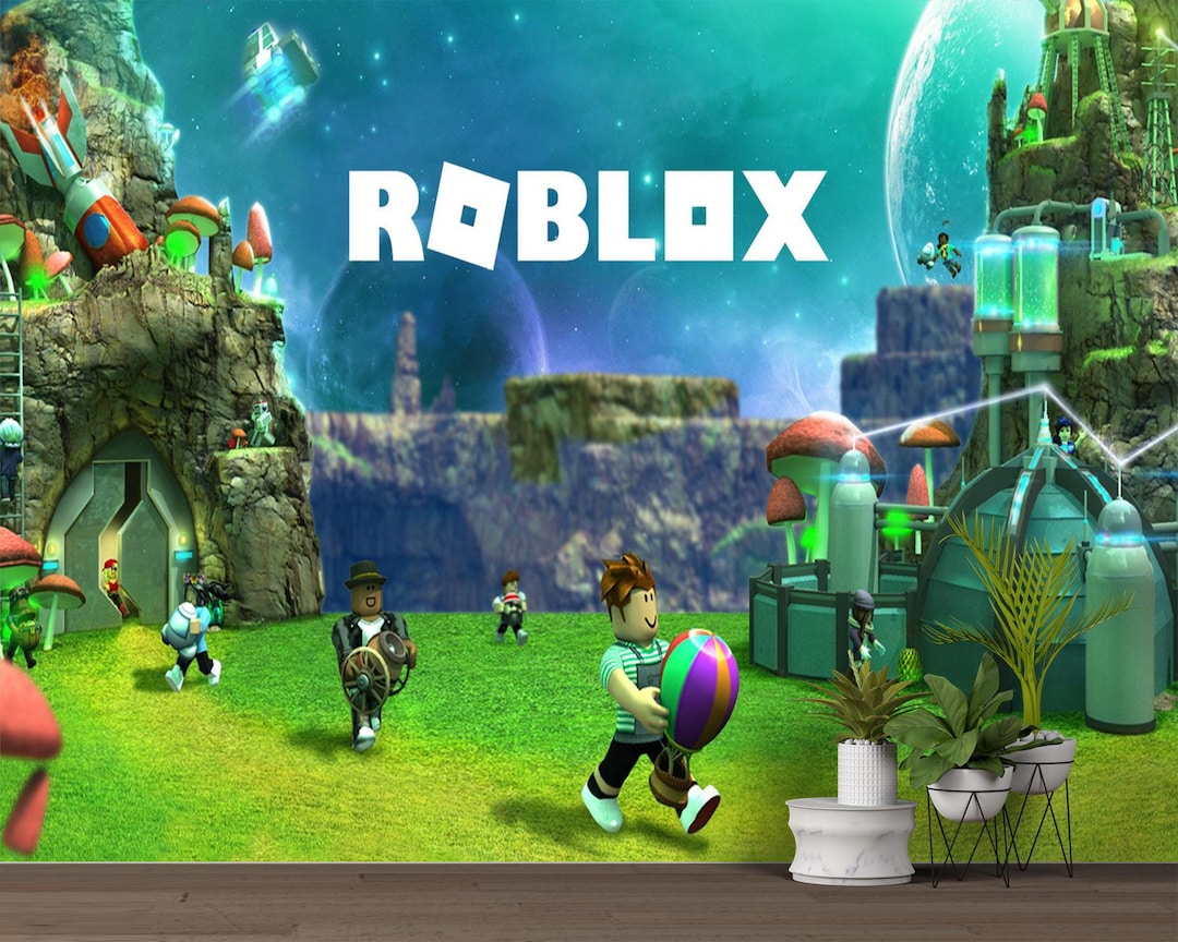 Roblox Gaming Wall Art | Vibrant Kids Room Decor Poster - Etsy