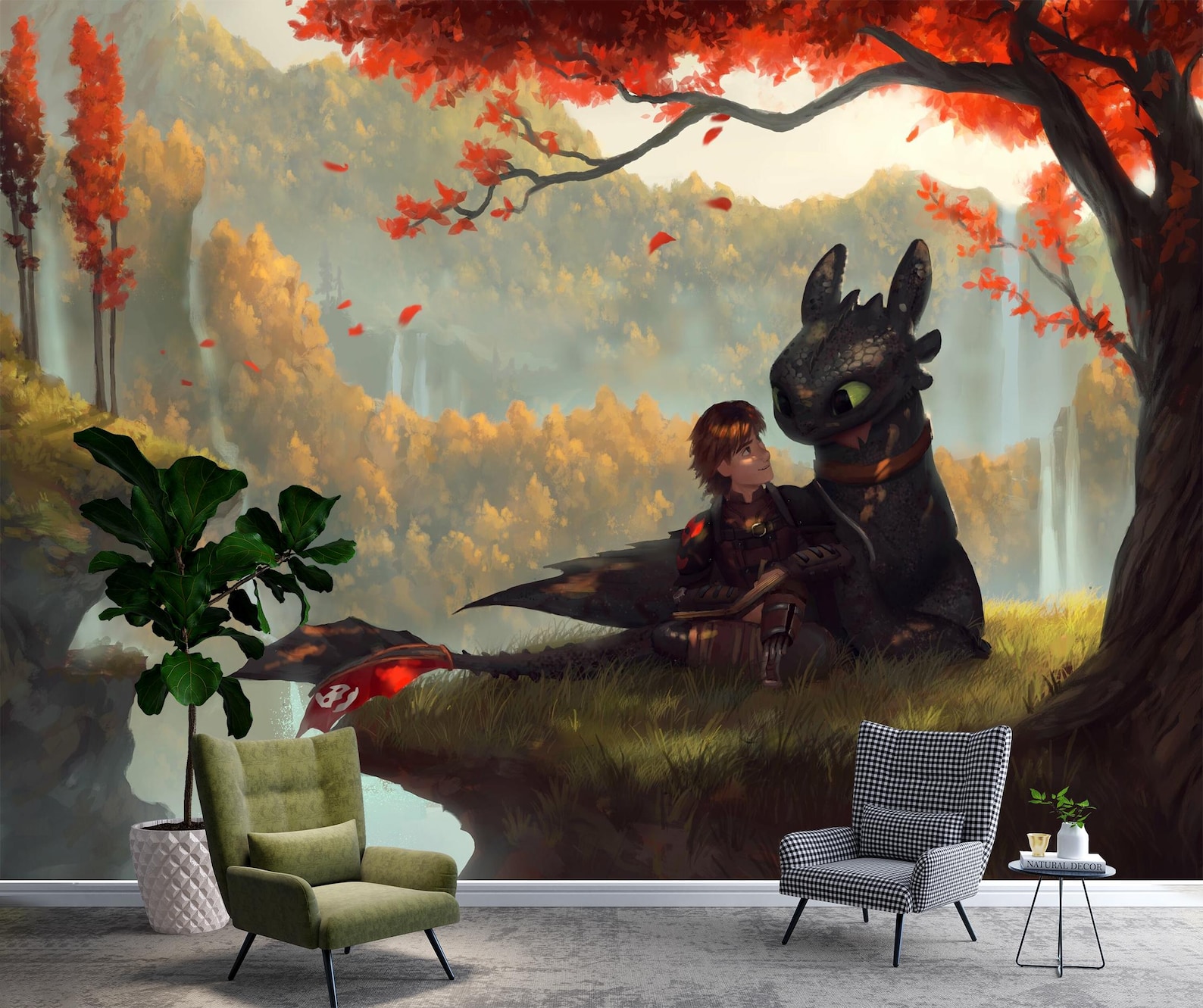 Hiccup & Toothless Wallpaper: How to Train Your Dragon Peel and Stick ...