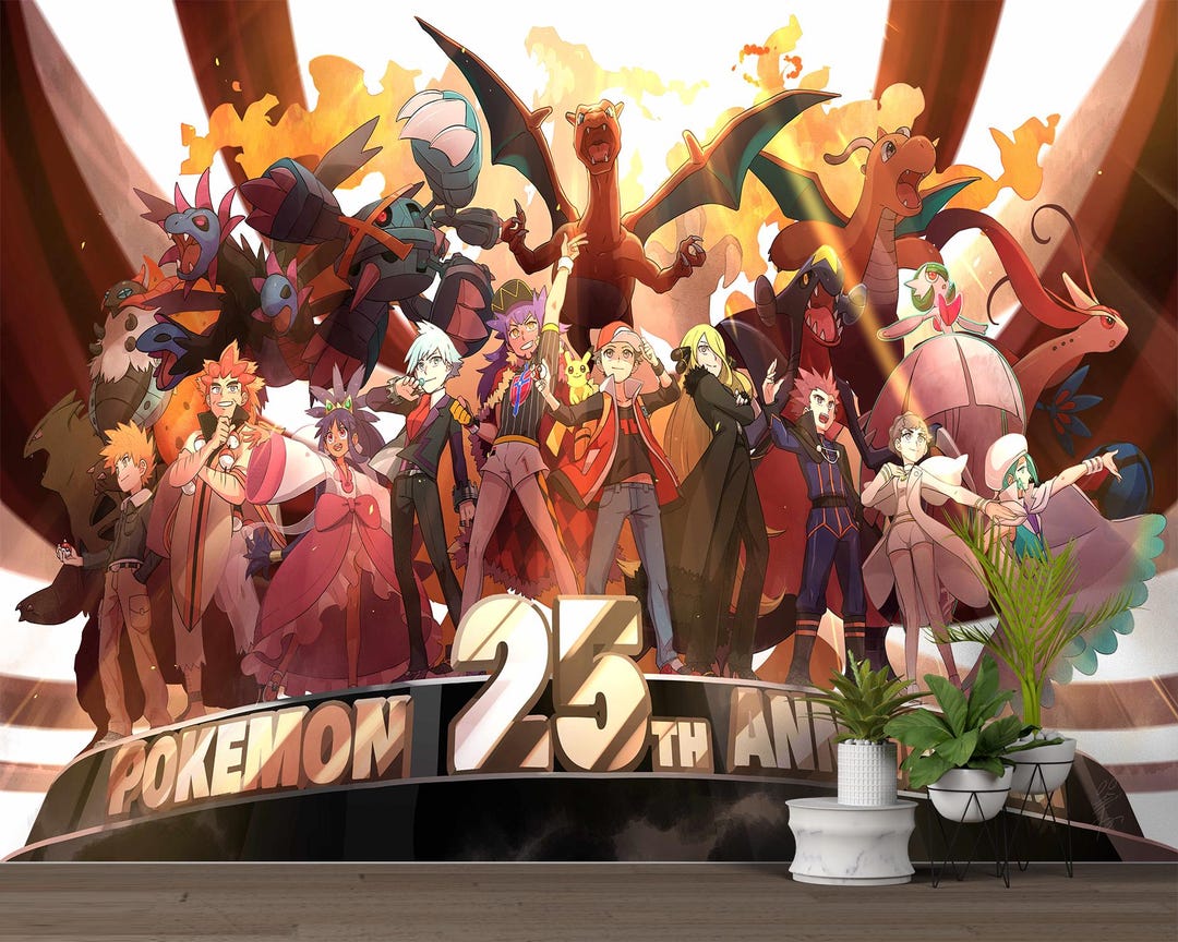 Pokemon 25th Anniversary Wallpaper – Legendary Champions & Iconic ...