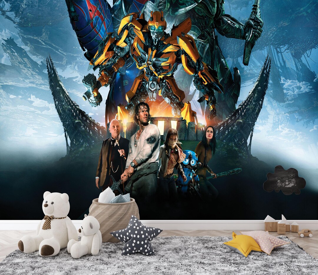 Transformers Battle Wallpaper | Sci-fi Robot Movie Decor (peel & Stick ...