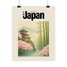 Japan Cherry Blossom Rolled Poster, Vintage Wall Art for Spring Decor ...