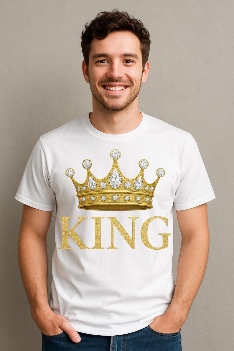 King Crown PNG Clipart – Luxury Gold Diamond Crown Typography Design ...