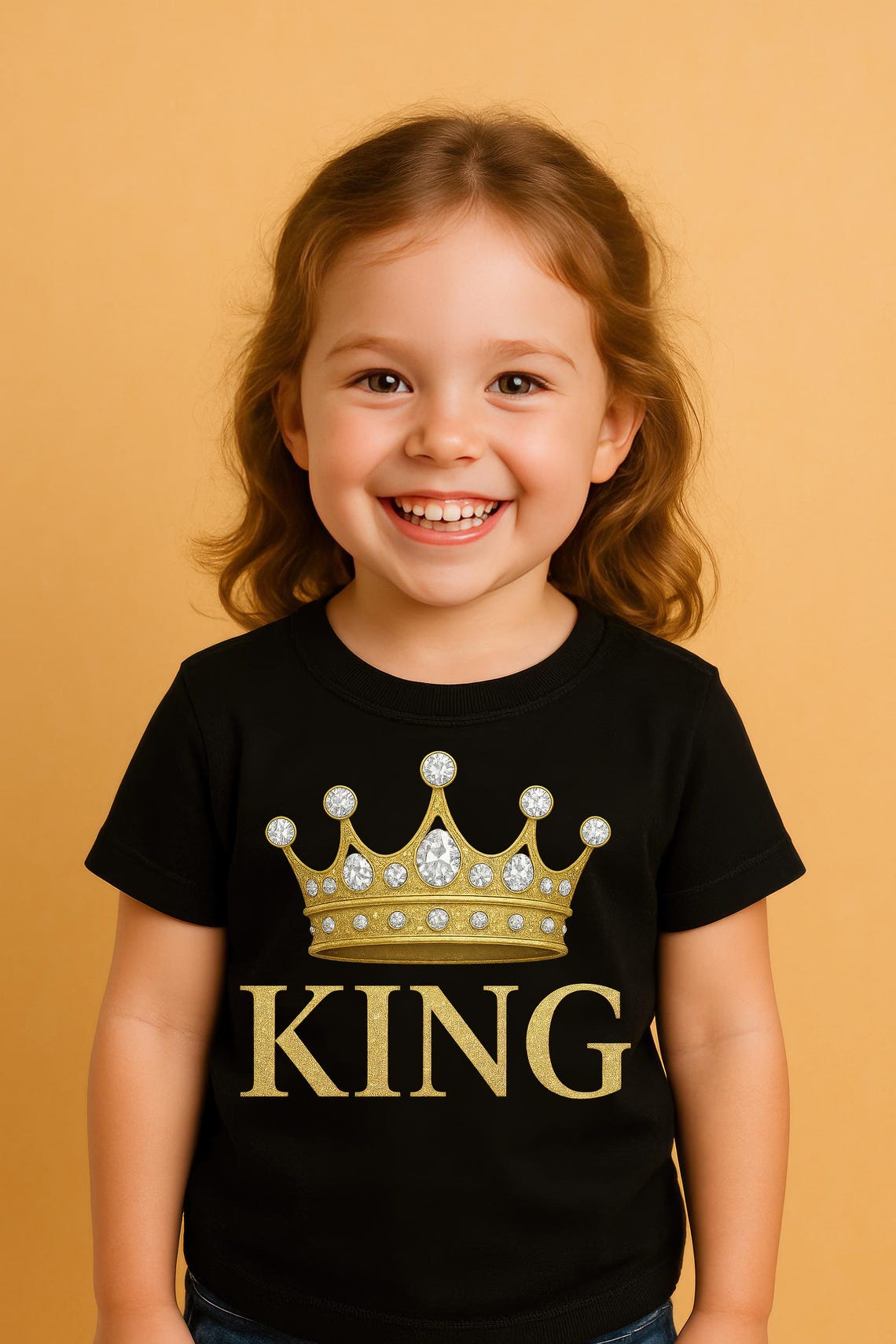 King Crown PNG Clipart – Luxury Gold Diamond Crown Typography Design ...