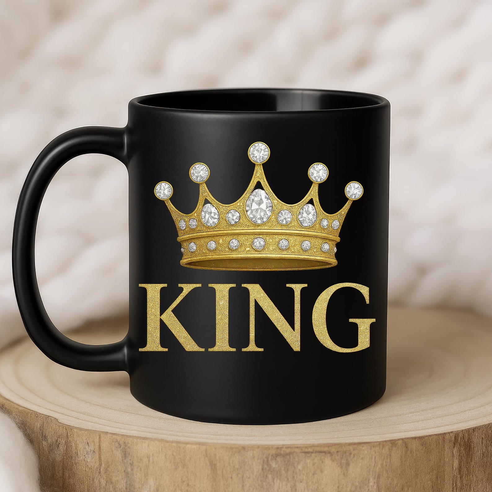 King Crown PNG Clipart – Luxury Gold Diamond Crown Typography Design ...