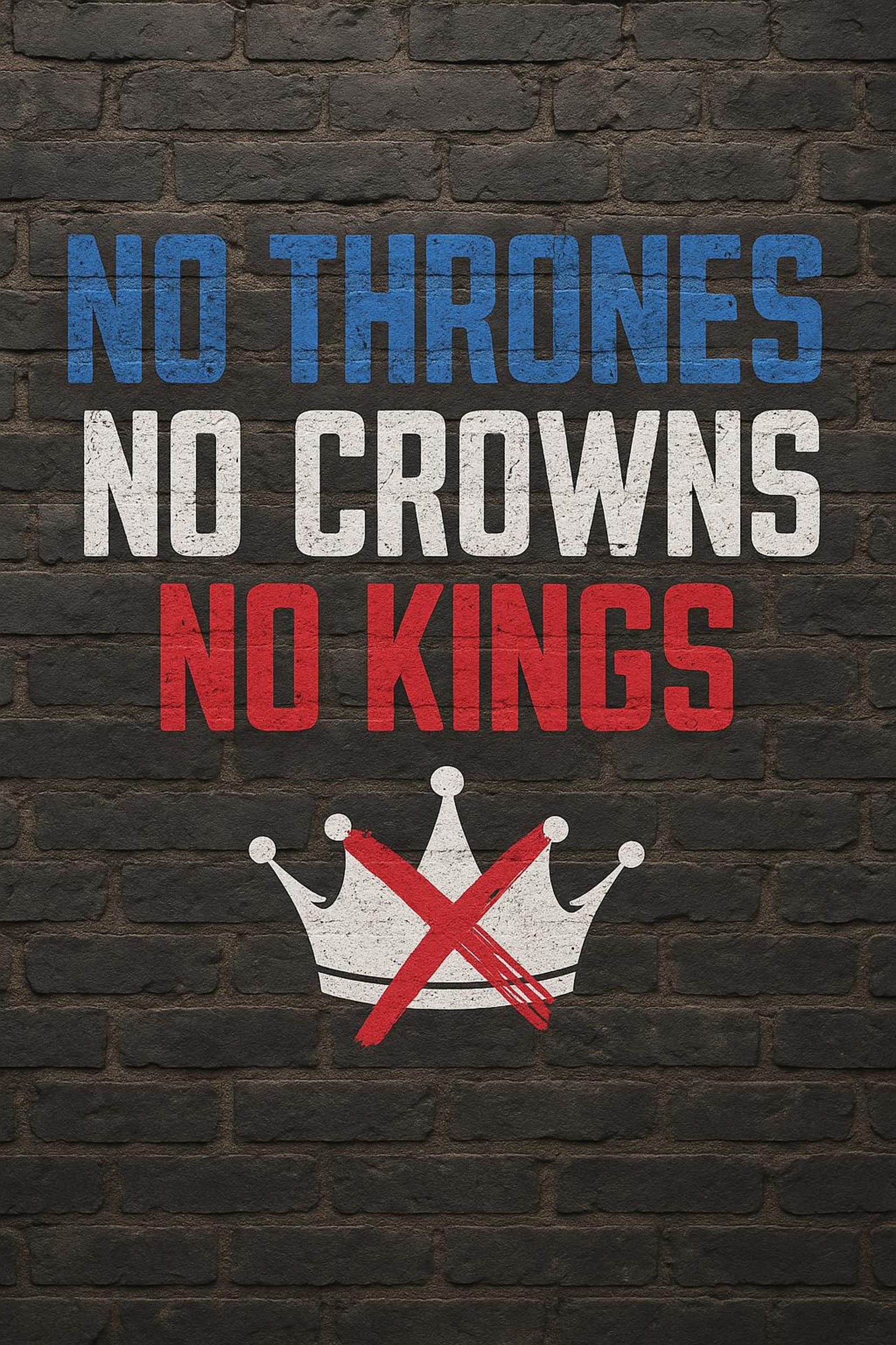 No Thrones No Crowns No Kings PNG | Patriotic Anti-monarchy Freedom ...