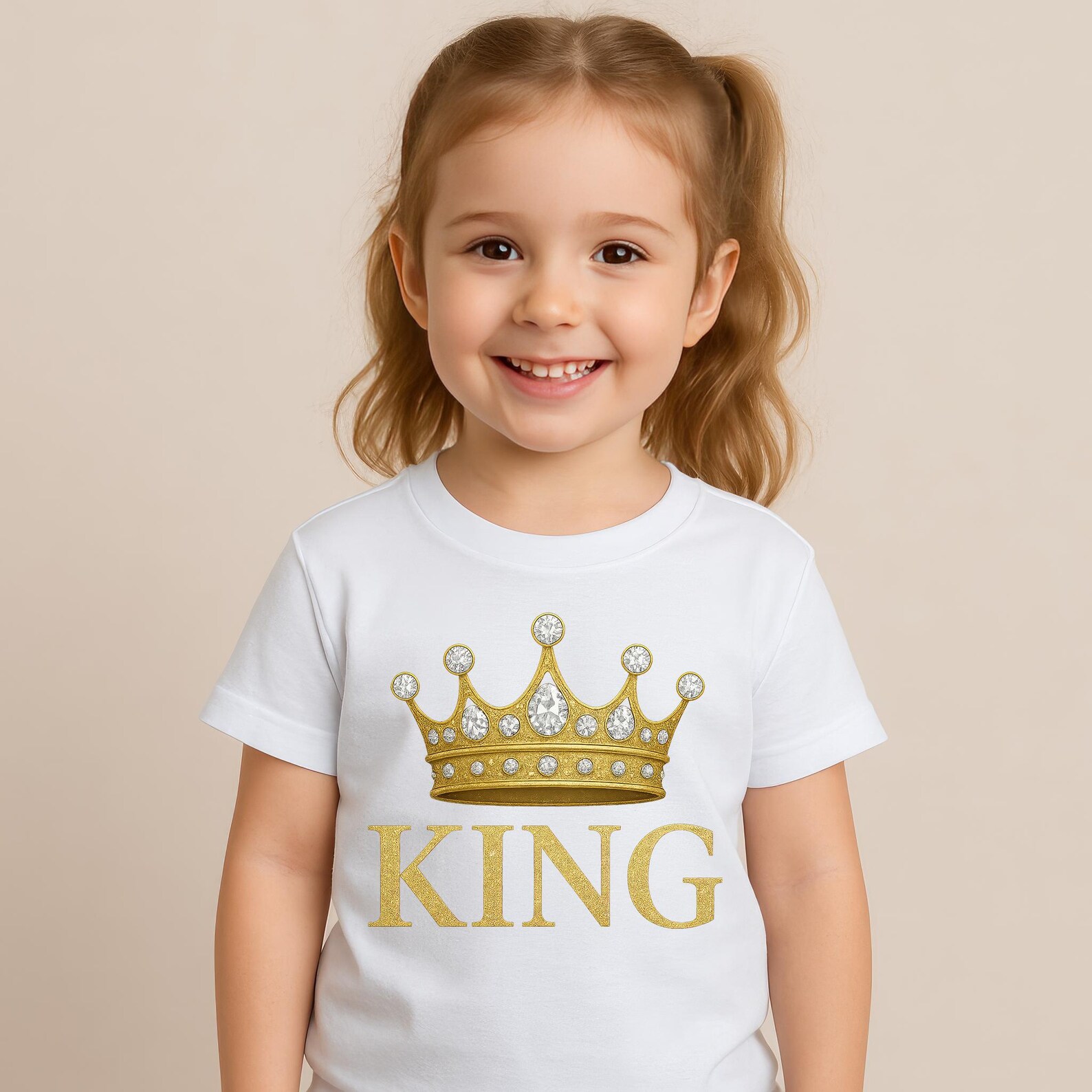 King Crown PNG Clipart – Luxury Gold Diamond Crown Typography Design ...