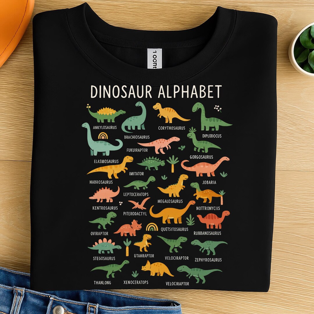 Dinosaur Alphabet Chart PNG Clipart for Kids Learning and Nursery ...