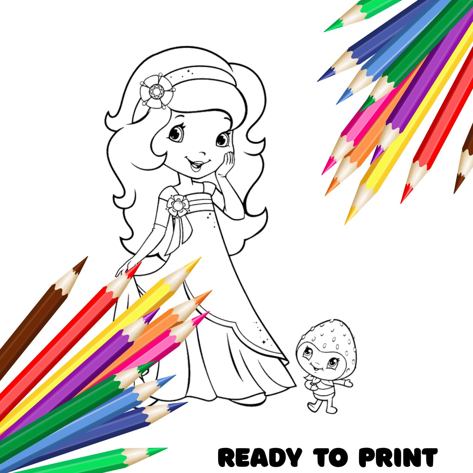 20 Strawberry Shortcake Coloring Pages , Cute Coloring Pages for Kids ...