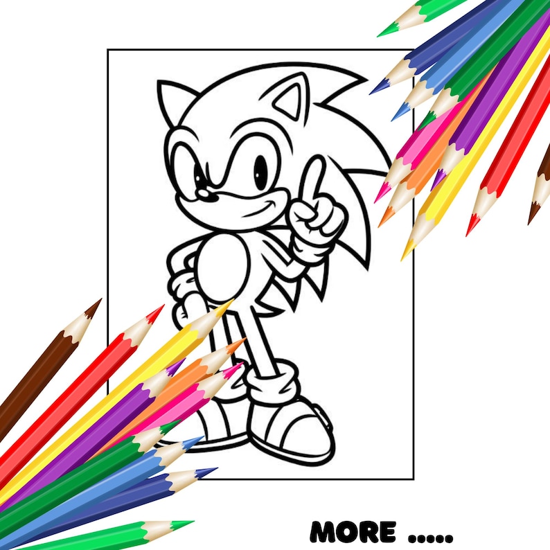 Sonic the Hedgehog 40 Coloring Pages , Sonic Coloring Pages, Kids ...