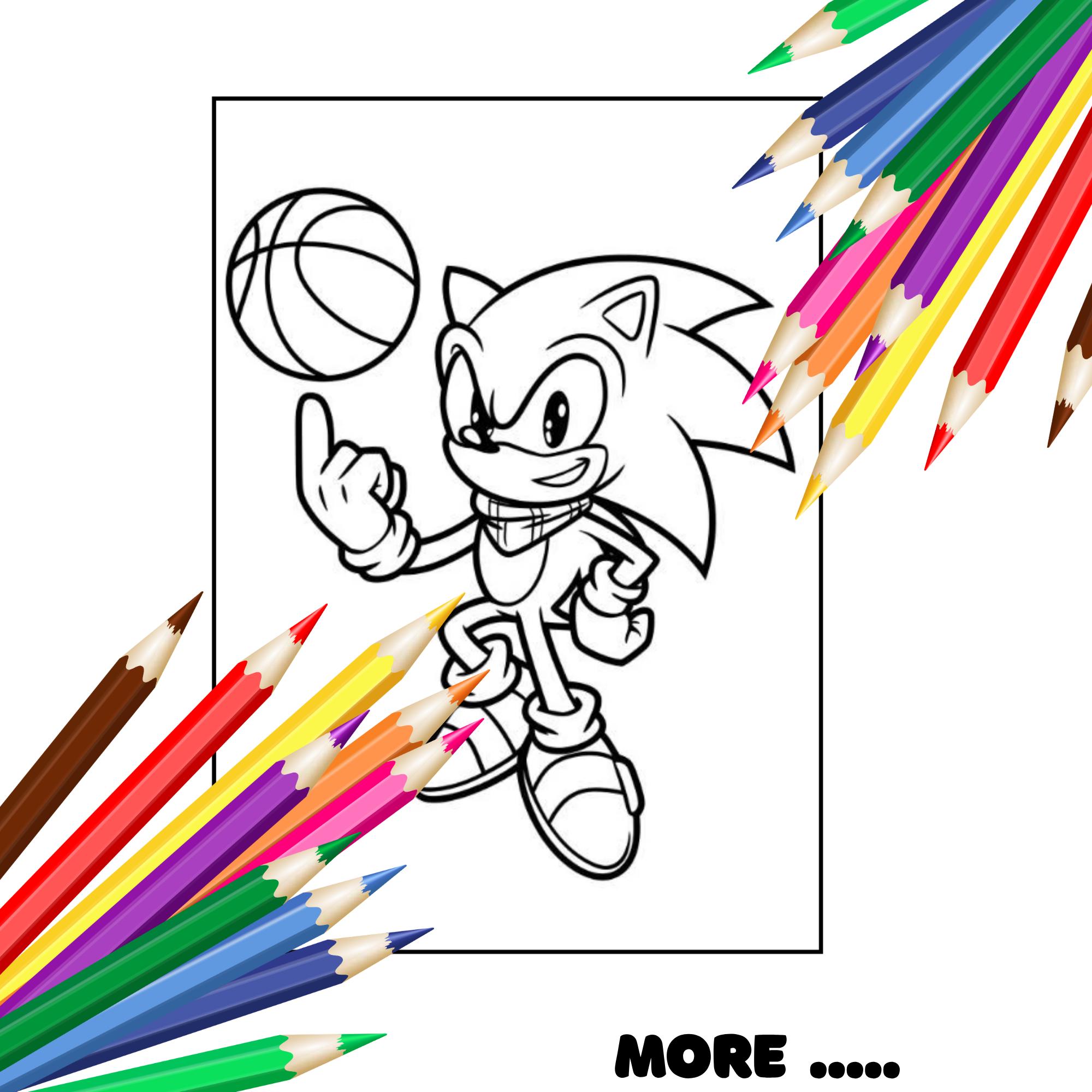 Sonic the Hedgehog 40 Coloring Pages , Sonic Coloring Pages, Kids ...