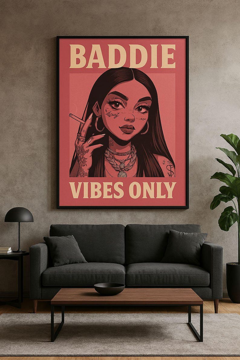 Urban Aesthetic Posters | Baddie, Trap & Hip-hop vibes - Etsy