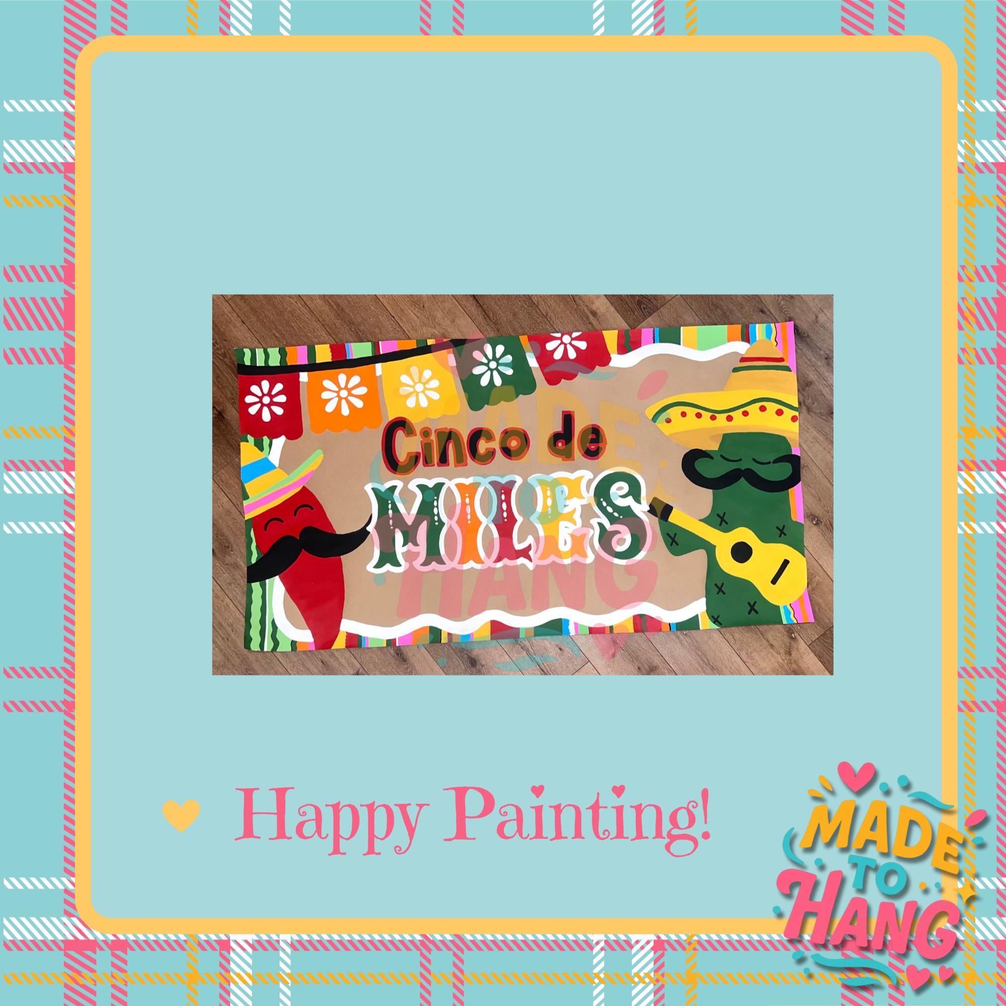 Cinco De Mayo Banner Template | Editable Canva Design (digital Download ...