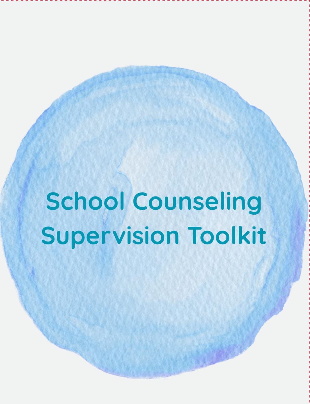 School Counselor Supervisor Toolkit - Etsy
