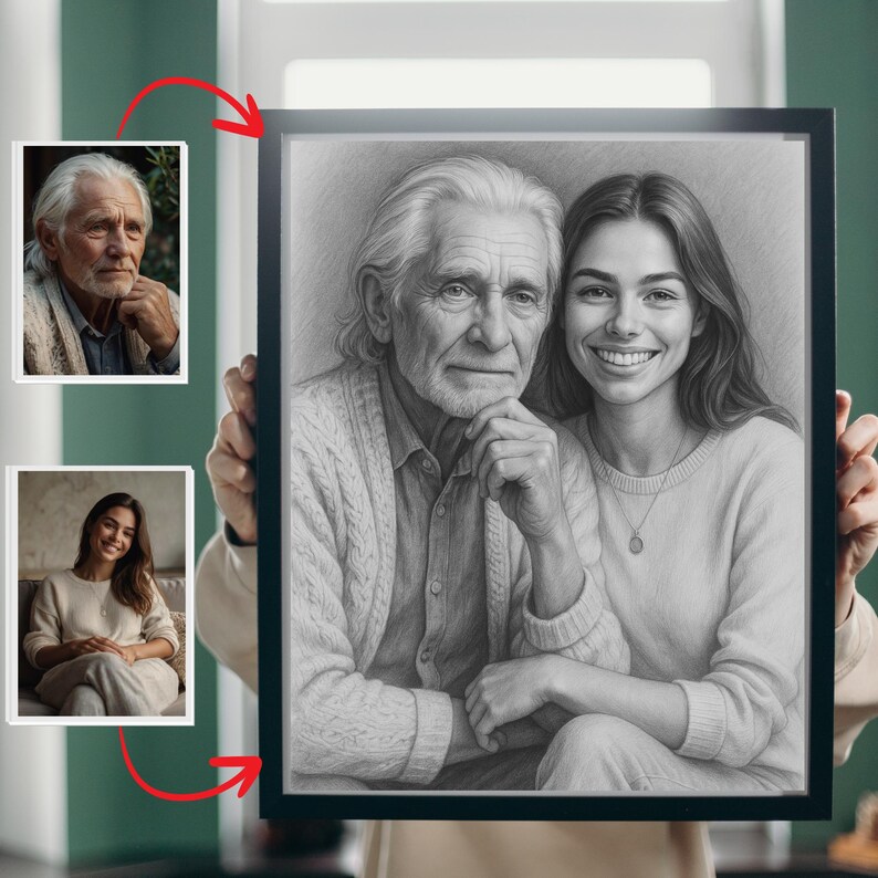 Memorial Photo Merge: Add Deceased Loved Ones (digital Download) - Etsy