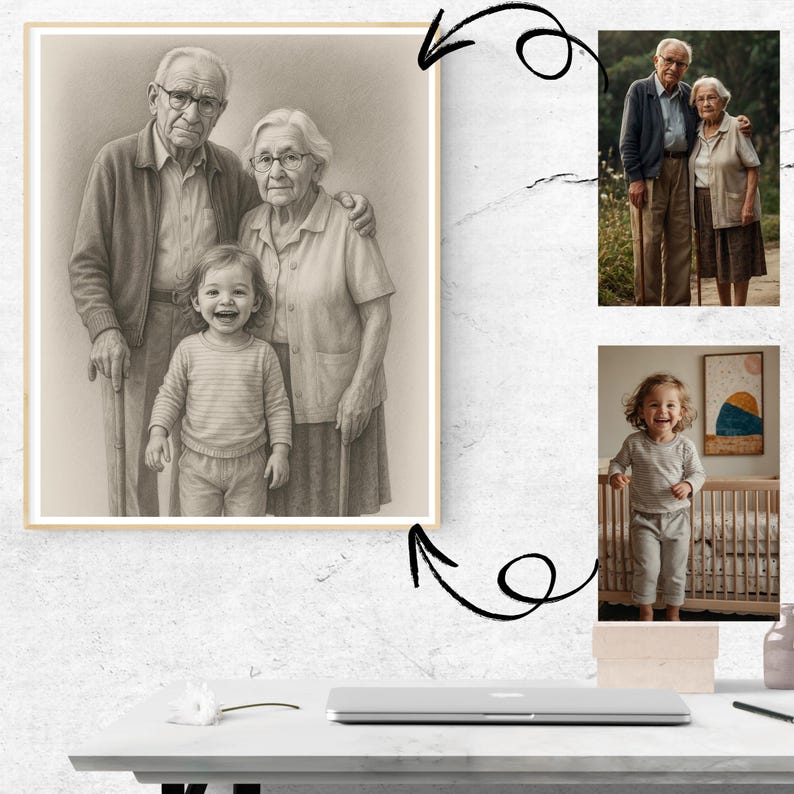 Personalized Memorial Portraits - Add Your Loved One to a Photo ...