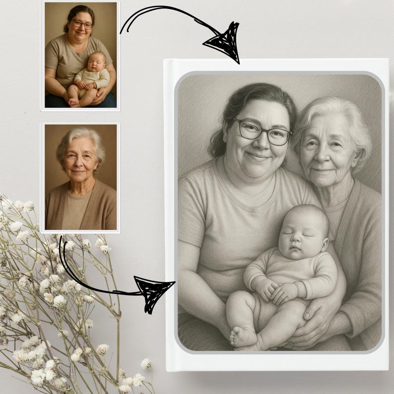 Personalized Memorial Portraits - Add Your Loved One to a Photo ...