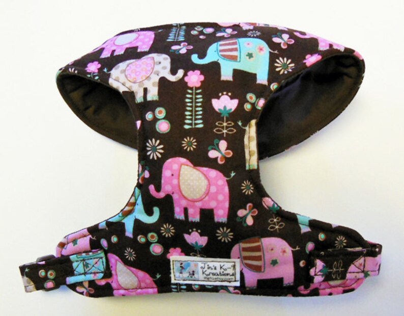 Elephant Comfort Soft Dog Harness. - Made to Order - - Etsy