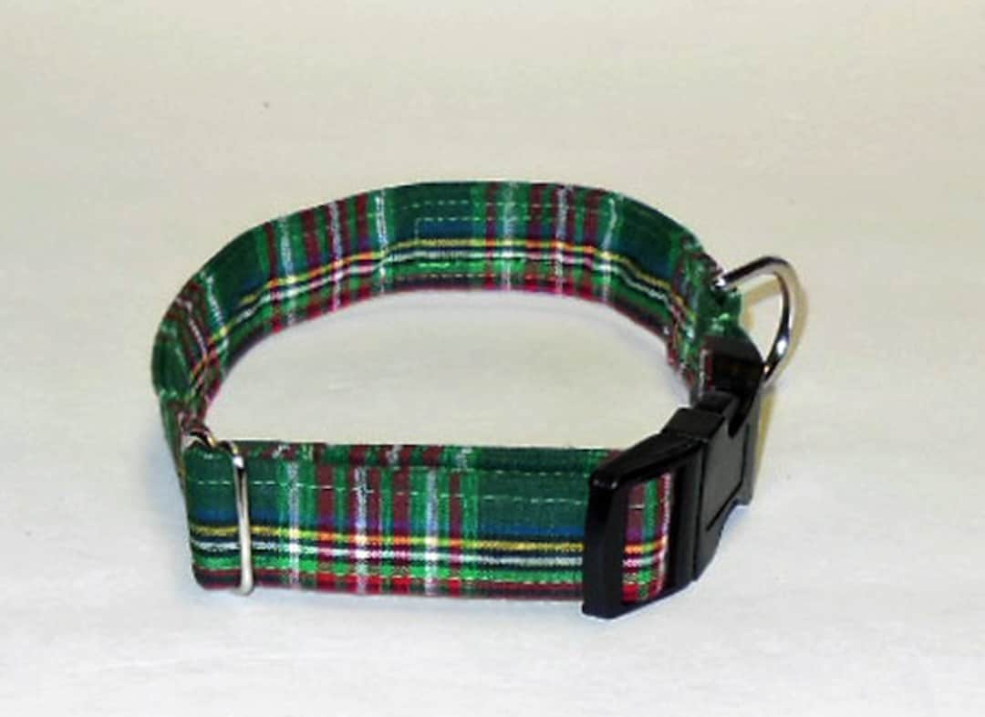 Tartan, Plaid Adjustable Dog Collar - Made to Order. - Etsy