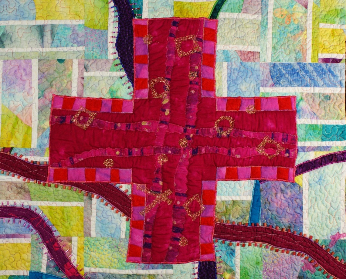 Handmade Art Quilt - the Mark - Etsy