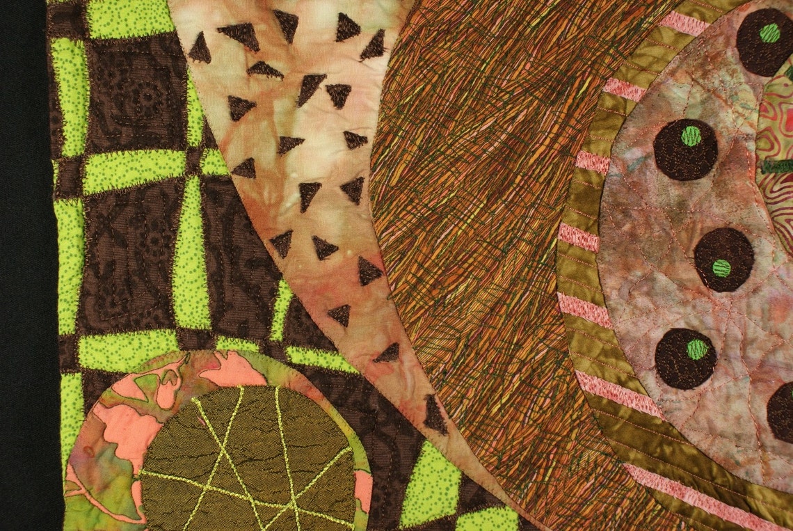 Handmade Art Quilt - DOODLE 2 - Etsy