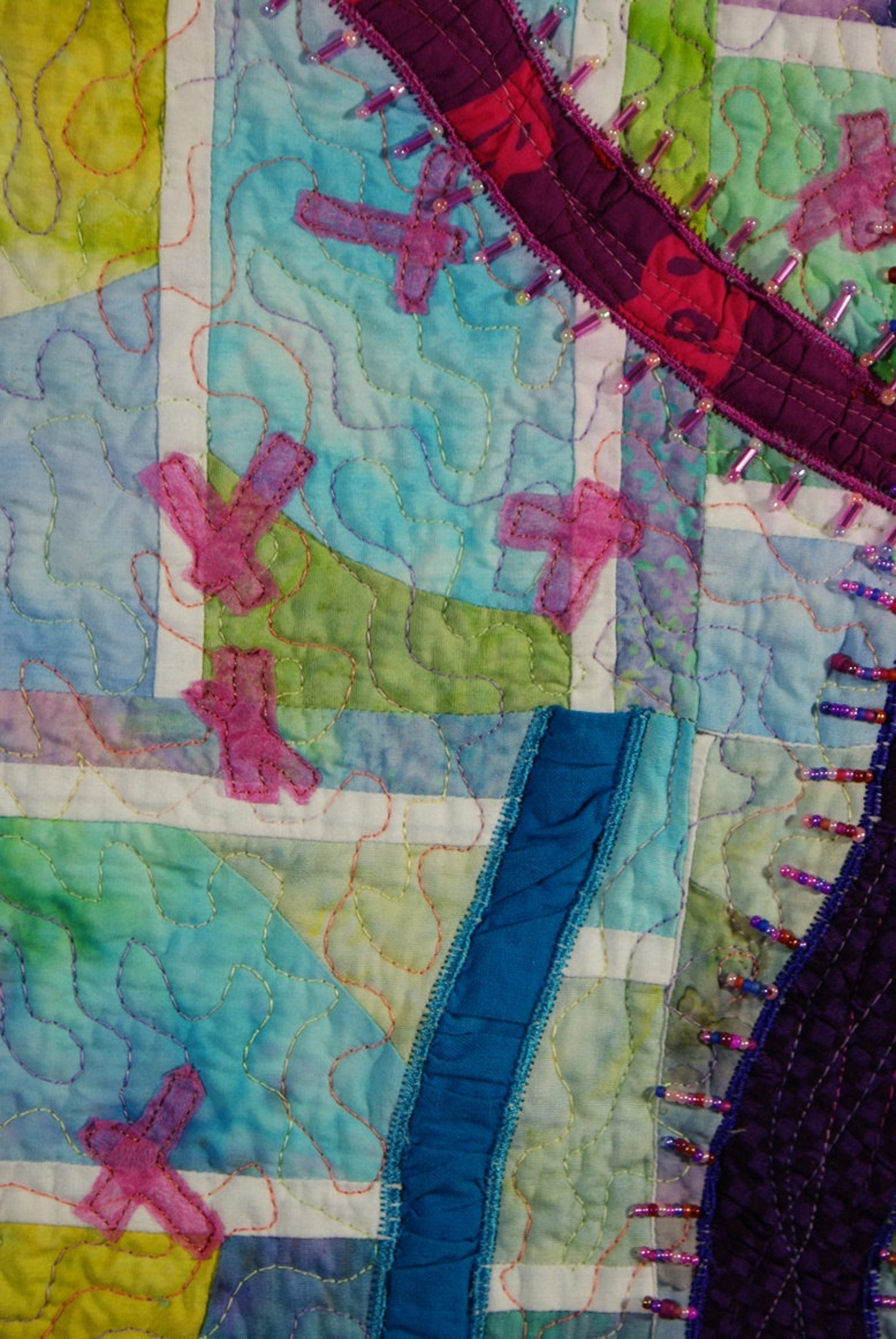 Handmade Art Quilt - the Mark - Etsy
