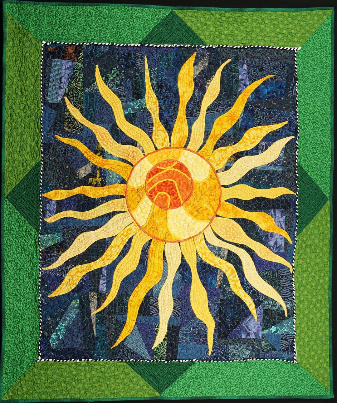 Handmade Art Quilt- Sunday Morning - Etsy