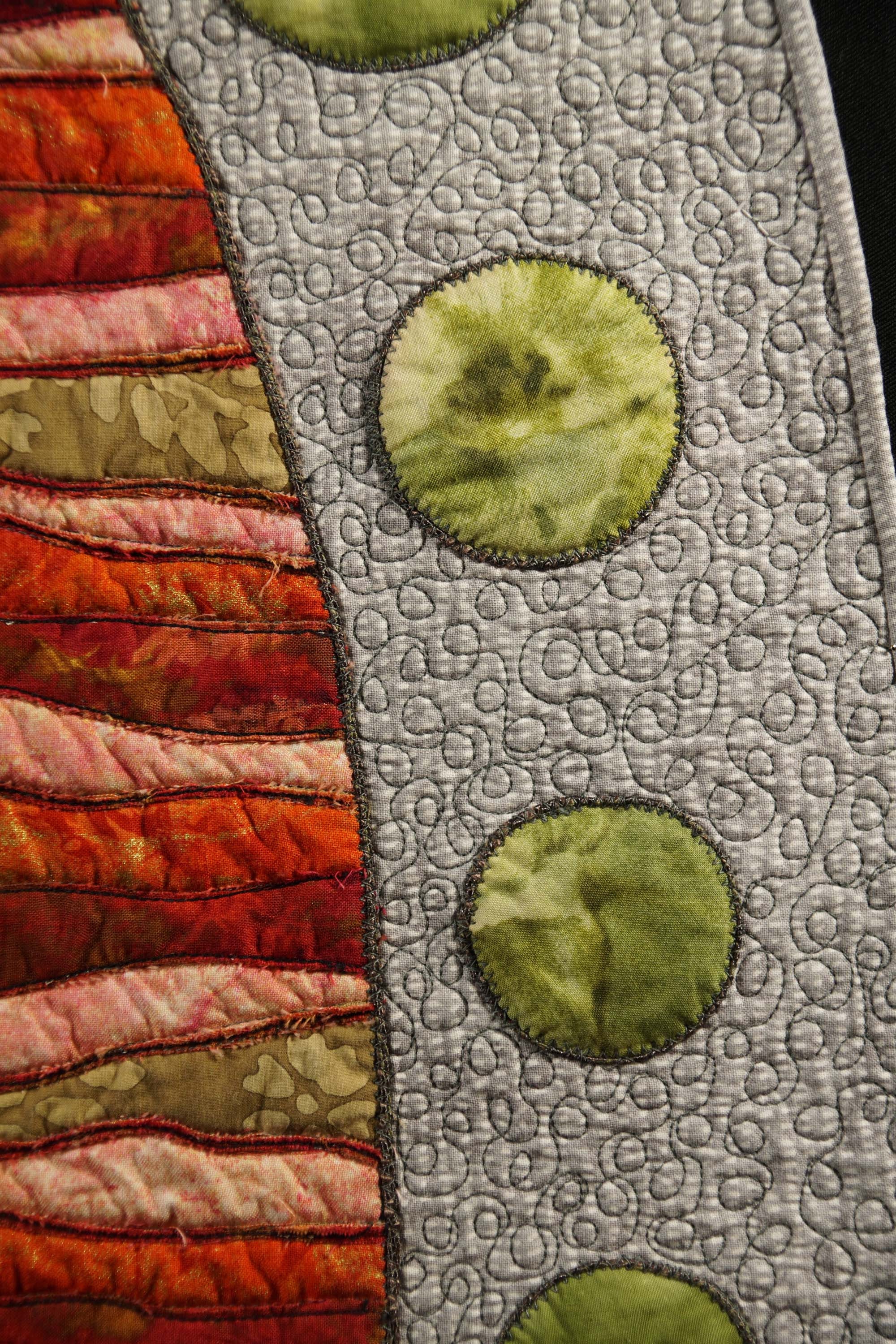 Handmade Art Quilt- the Path - Etsy